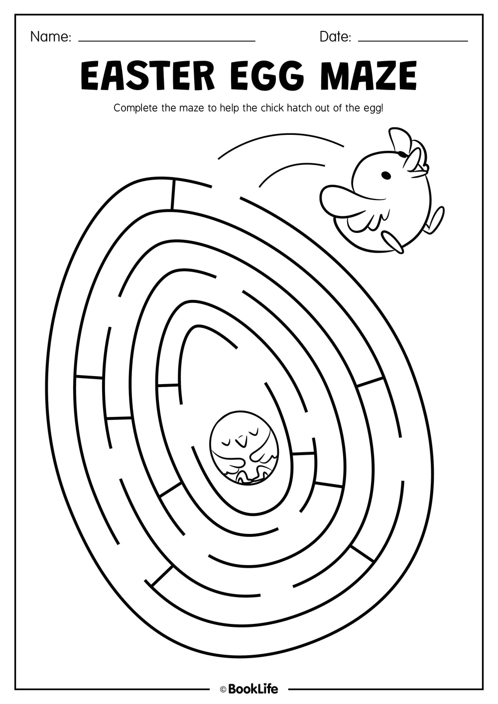 Easter Egg Maze | BookLife