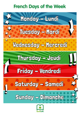 Free French Days of the Week Poster | BookLife